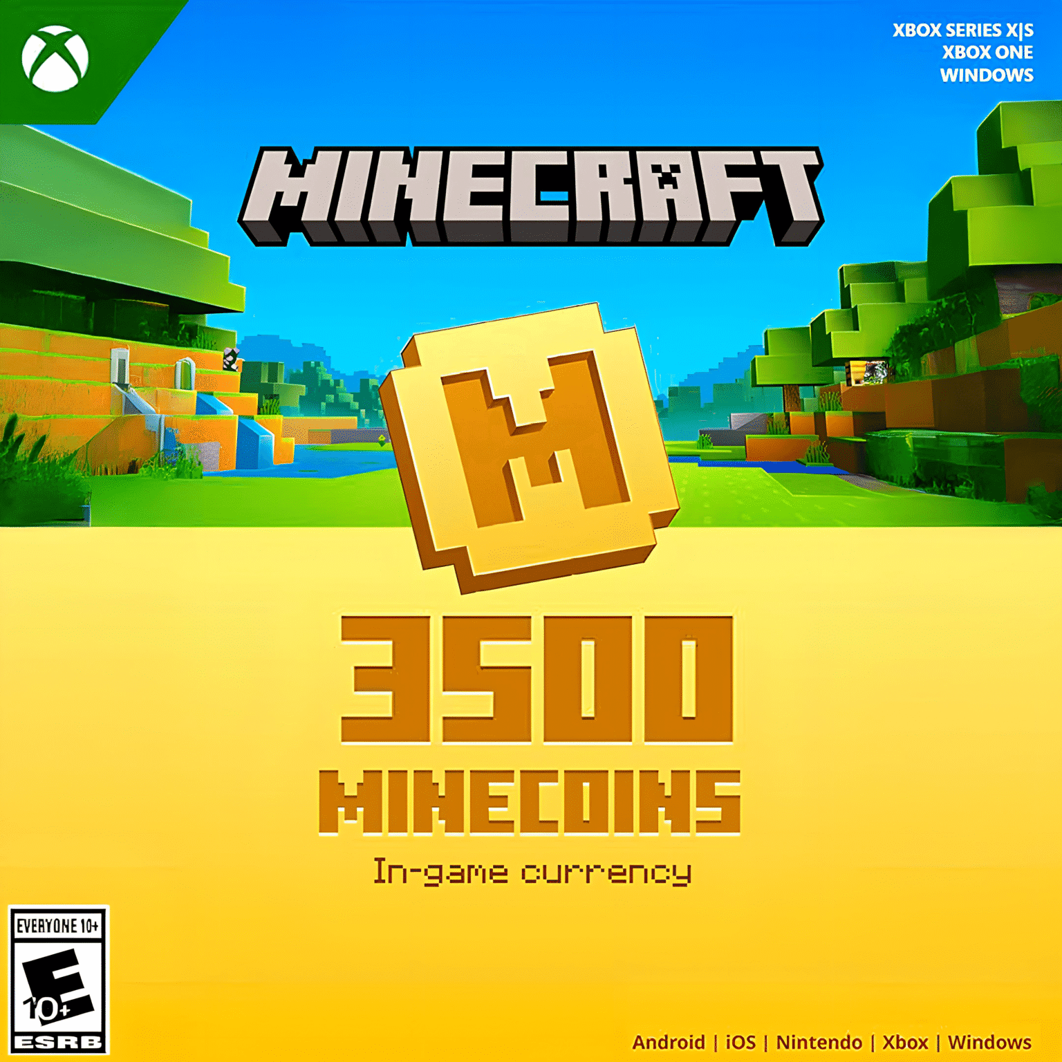 Minecraft Minecoins: 3500 Moedas – Mapas, Texture Packs e Mais