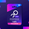Boosteroid Cloud Gaming 1 Mês Ultra 4K - Gift Card Pro